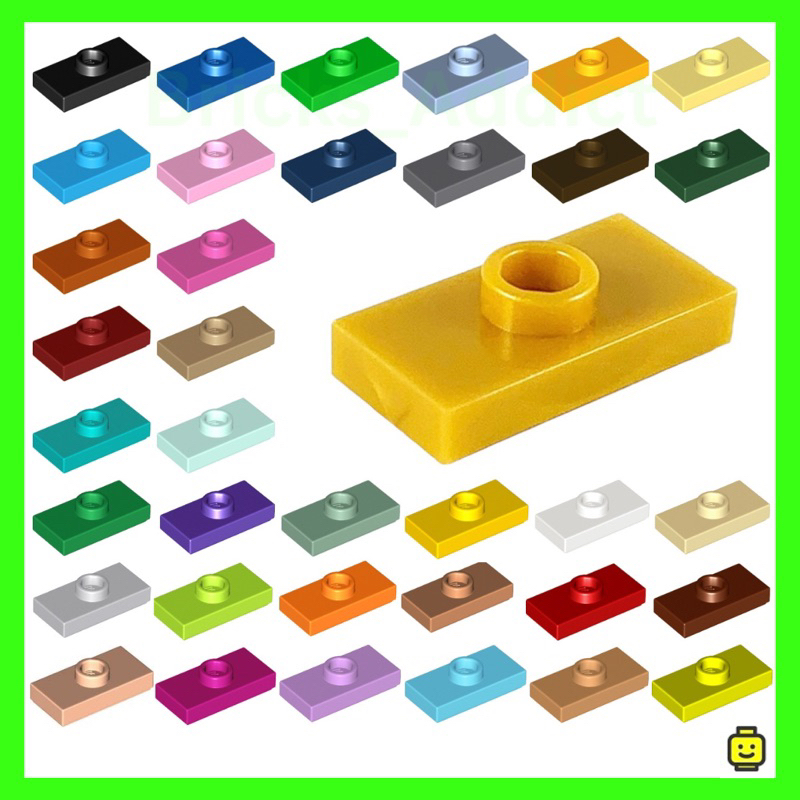 15573 Plate, Modified 1x2 w/ 1 Stud Groove & Bottom Stud Holder (Jumper ...