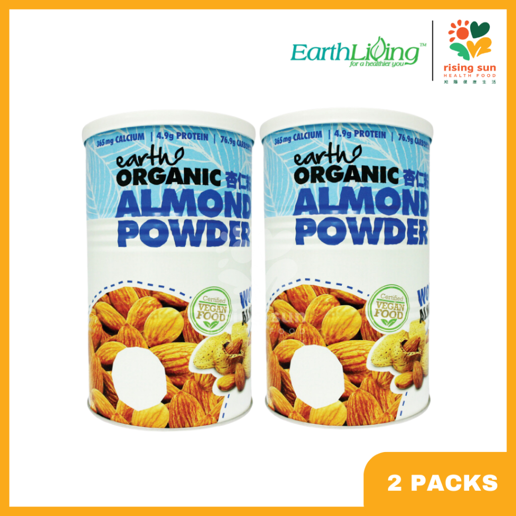 Earth Living Organic Almond Powder (500g x 2) - Twin Pack | Shopee ...
