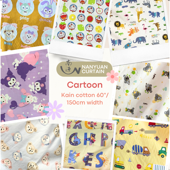 NYC0040_Kain Cartoon,Kuromi, Duffy 150cm/60"| Animal Flowers Bloom ...