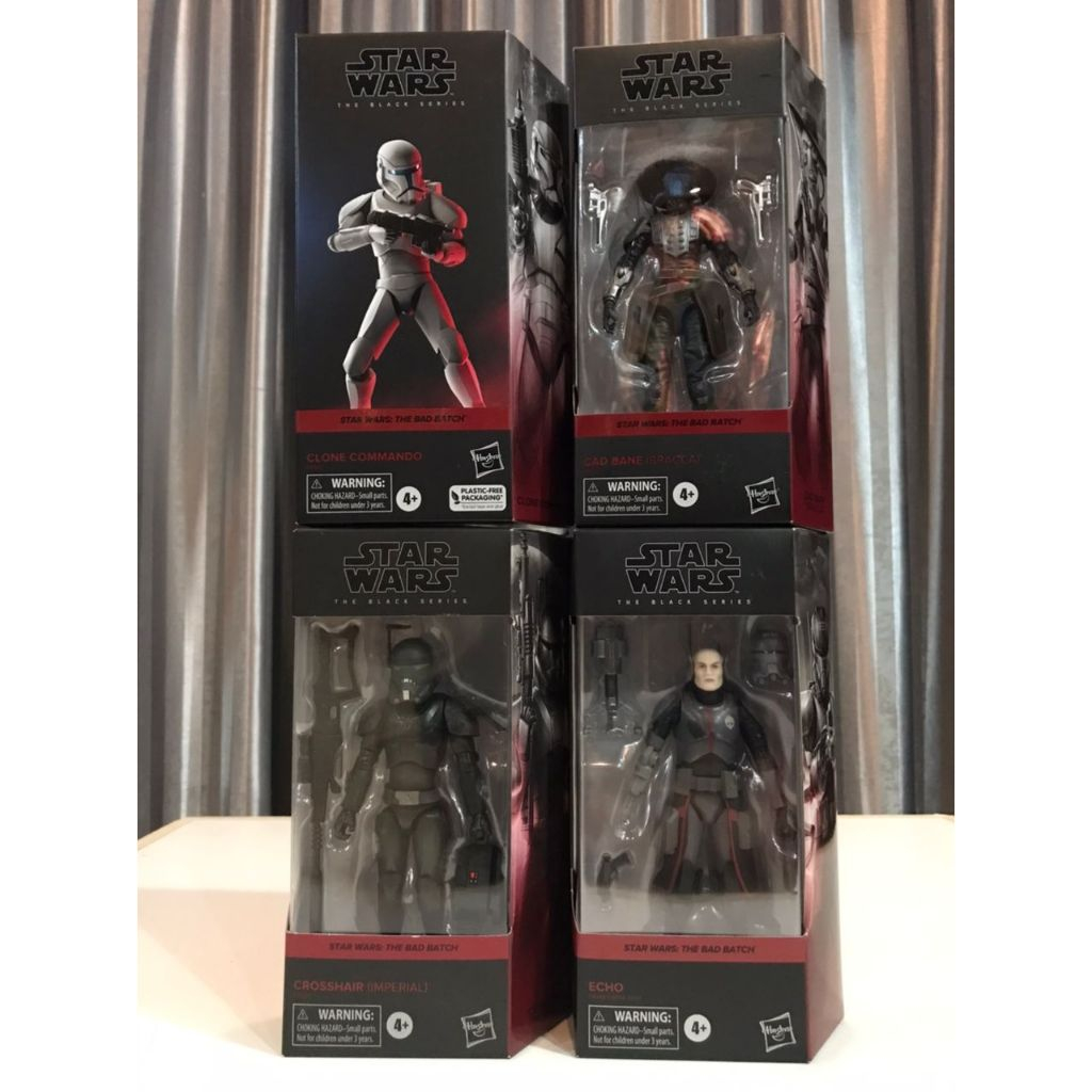 Star Wars The Black Series The Bad Batch 6" Clone Commando, Crosshair (Imperial), Cad Bane ...