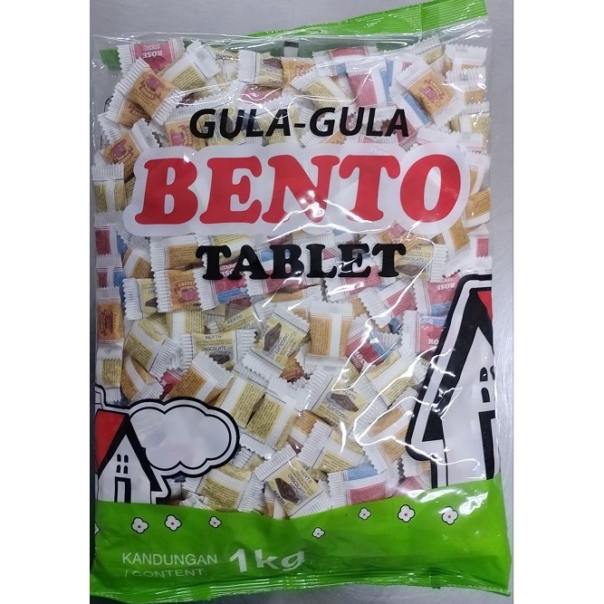 Gula-Gula Bento Tablet 120+-biji /1kg (HALAL) | Shopee Singapore