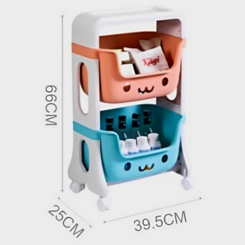 PEDIASURE ABBOTT Kid-2-tier Organiser Trolley (LIMITED EDITION ...