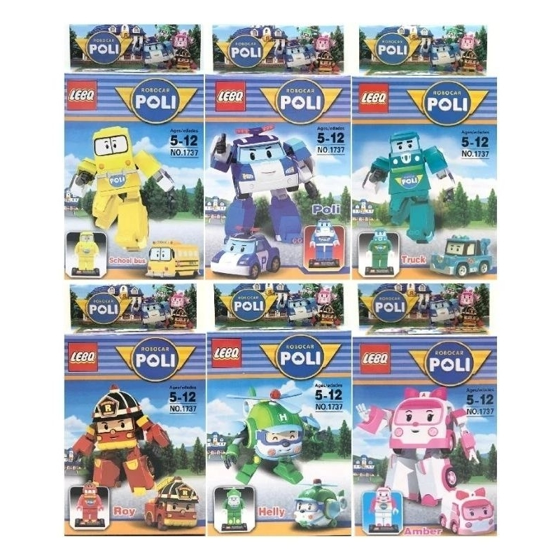 Lego Robot Cat Poli For Kids Toys Building Block Minifigures Best Girf ...