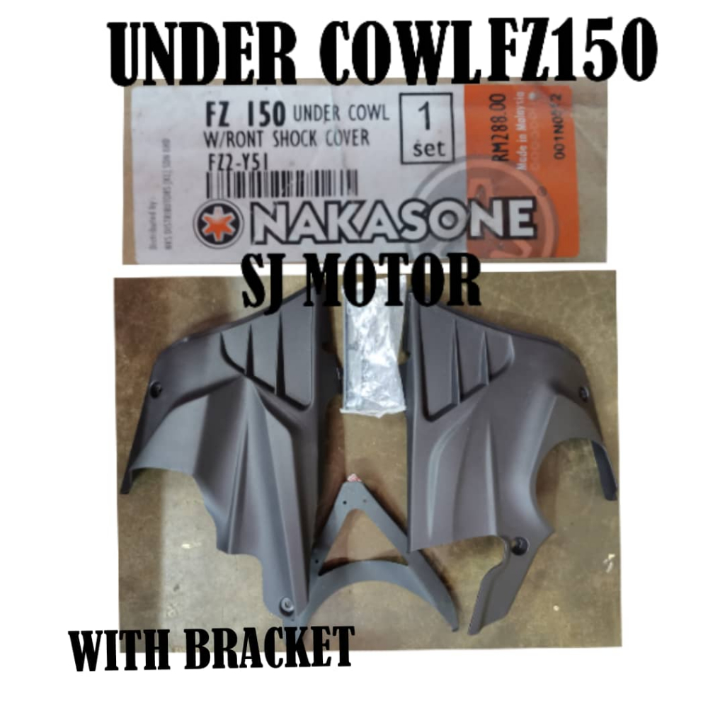 YAMAHA FZ150 FZ150i FZ V1 V2 V3 LOWER COVER WITH BRACKET ENGINE BODY ...