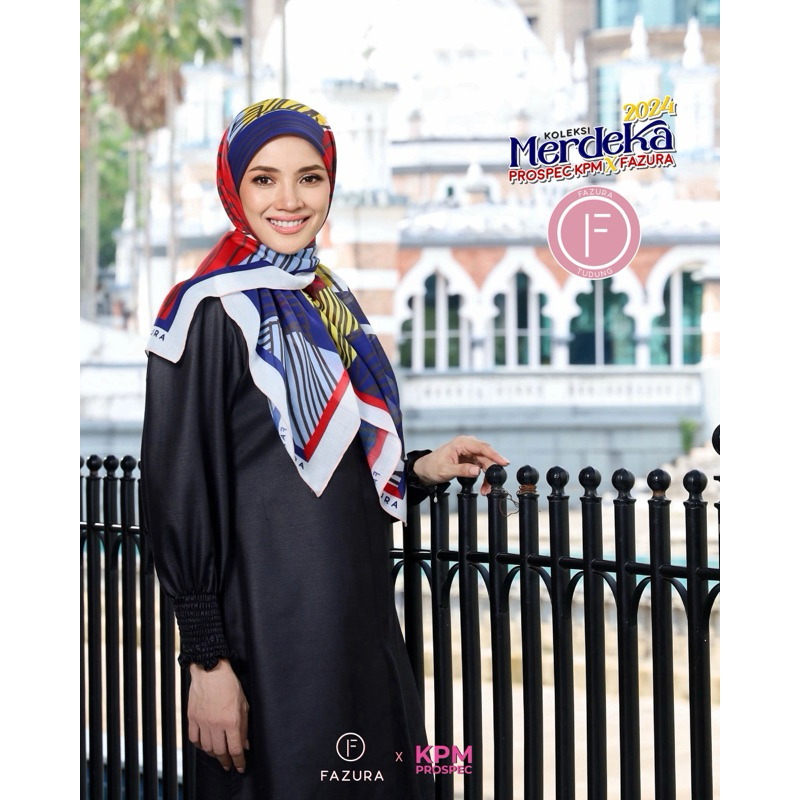 TUDUNG FAZURA X KPM KOLEKSI MERDEKA 2024 (Free Exclusive Merdeka Paperbag) | Shopee Singapore