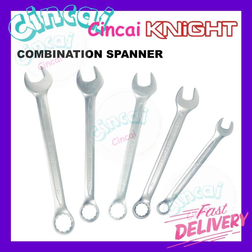 KNIGHT COMBINATION WRENCH SPANNER HAND TOOLS COMMON RING 6/7/8/9/10/11 ...