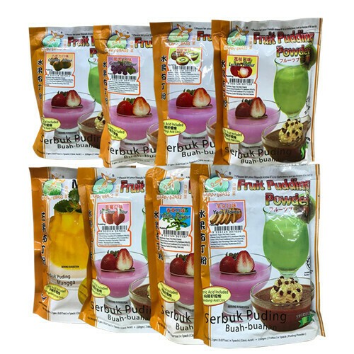 HAPPY GRASS POWDER FRUIT PUDDING Clary GRASS FRUIT PUDDING POWDER 220G ...