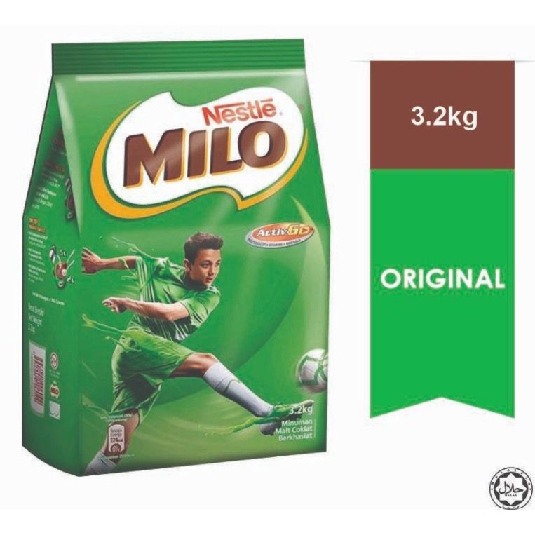 NESTLÉ MILO CHOCOLATE MALT POWDER Soft Pack 3.2kg(Exp:01/2026) | Shopee ...