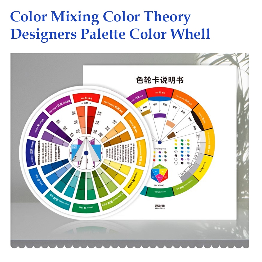 Chromatic Circle of Color Color Mixing Color Theory Pocket Guide on ...