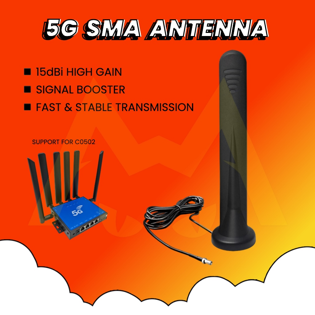 5G Antenna Signal Booster 15dBi High Gain Antenna For 5G Modem Router ...