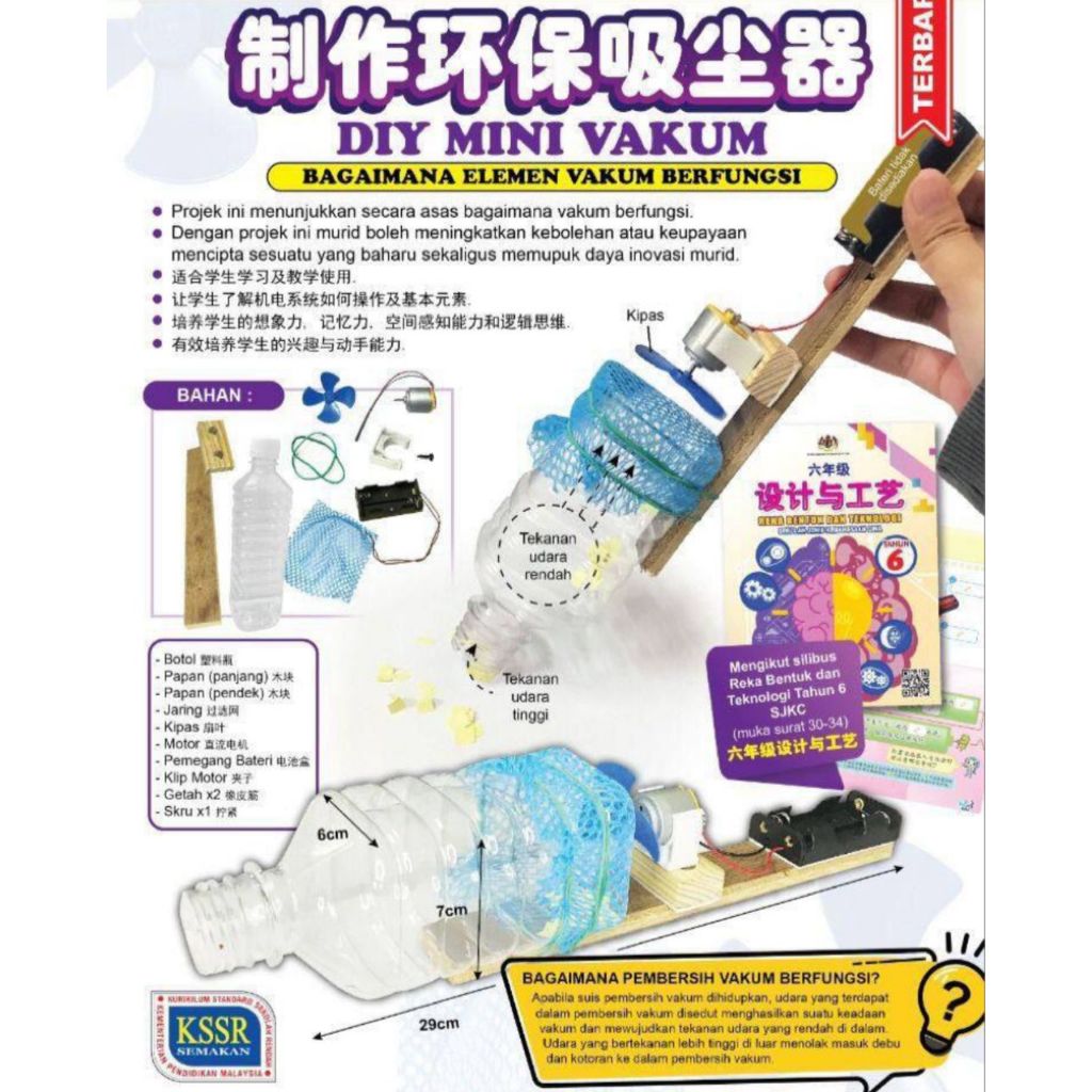 Rbt Project Year 6-DIY MINI VACUUM projectiles owned by school ...