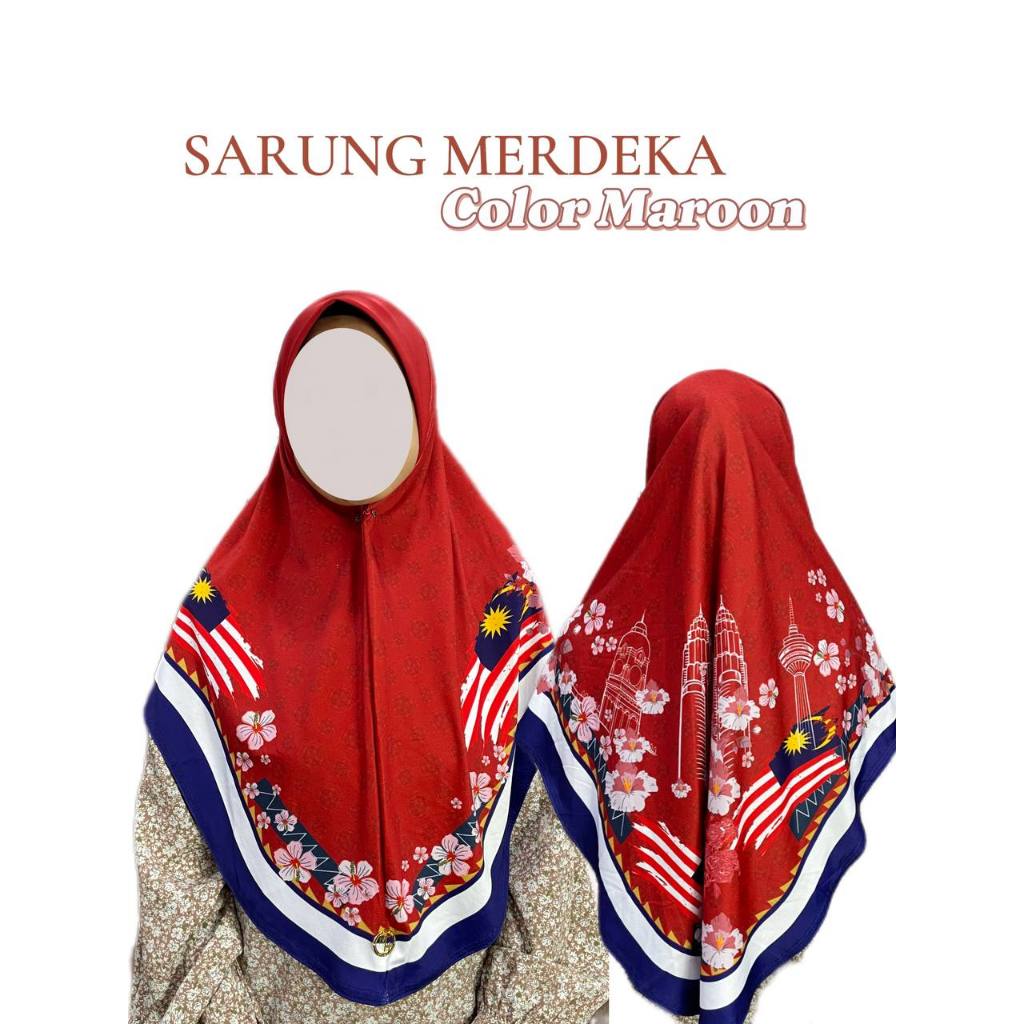 Best Selling!! HIJAB 2020 sarima merdeka mosscrepe Latest LAWA Pattern ...