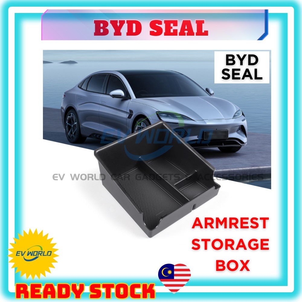 BYD SEAL Armrest Storage Box Central Console Compartments Tray Center ...