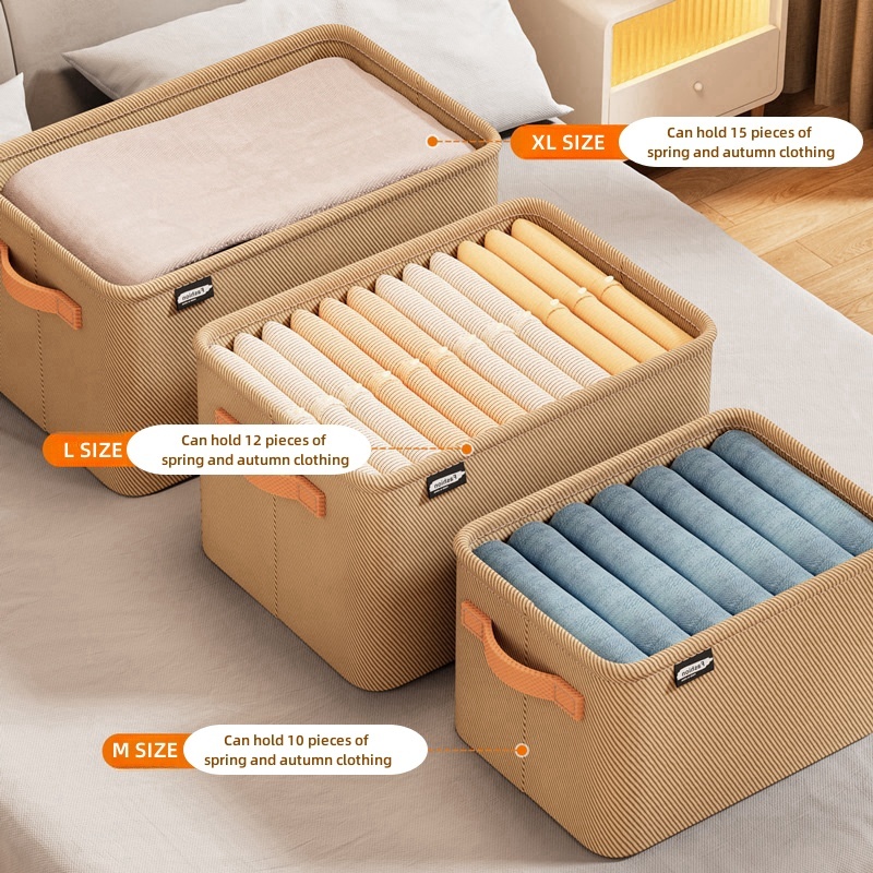 Foldable Clothes Organiser Cloth Storage Box Clothes Organizer Wardrobe ...