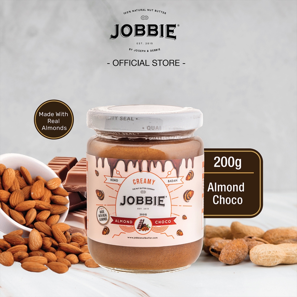 JOBBIE Creamy Almond Choco Spread (200g) | Shopee Singapore