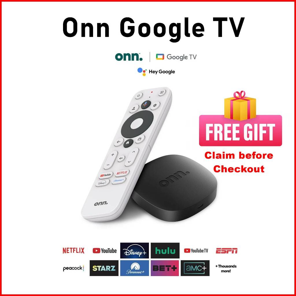 [Warranty] Onn 2K Stick | Chromecast Builtin | Onn 4K Casting Device ...