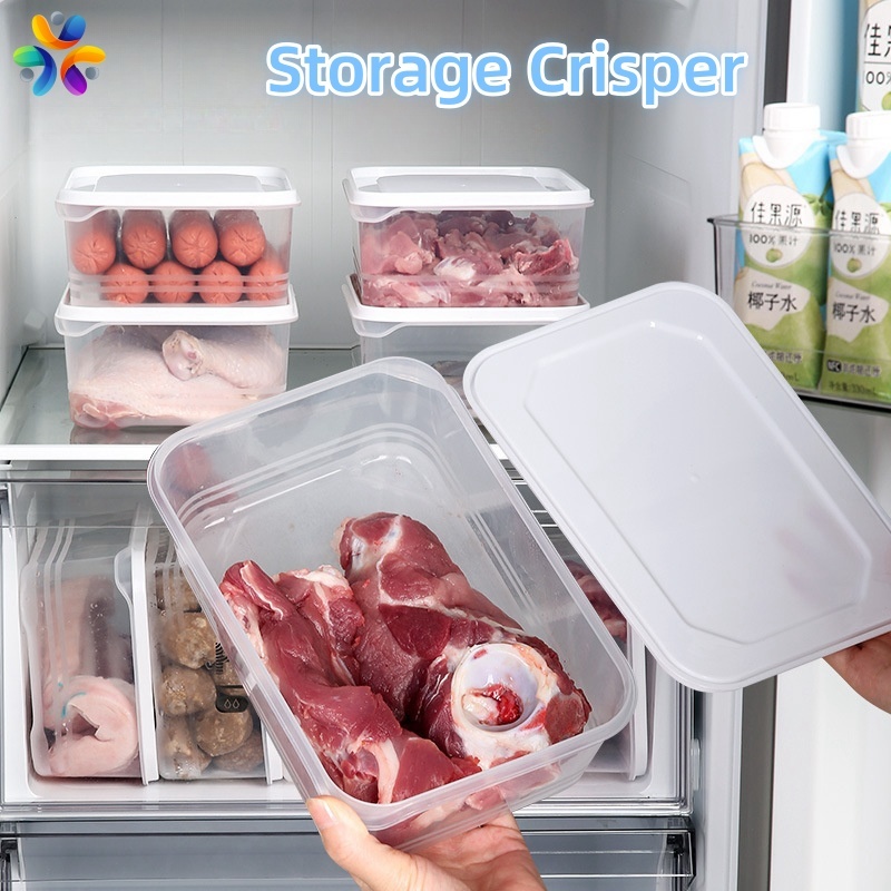 Fresh Seal Refrigerator Freezer Organizer Meat Food Storage Box ...