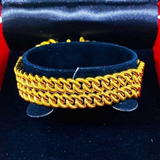 COP 916 PERSIS GOLD KOREAN HAND CHAIN ( BRACELET) | Shopee Singapore