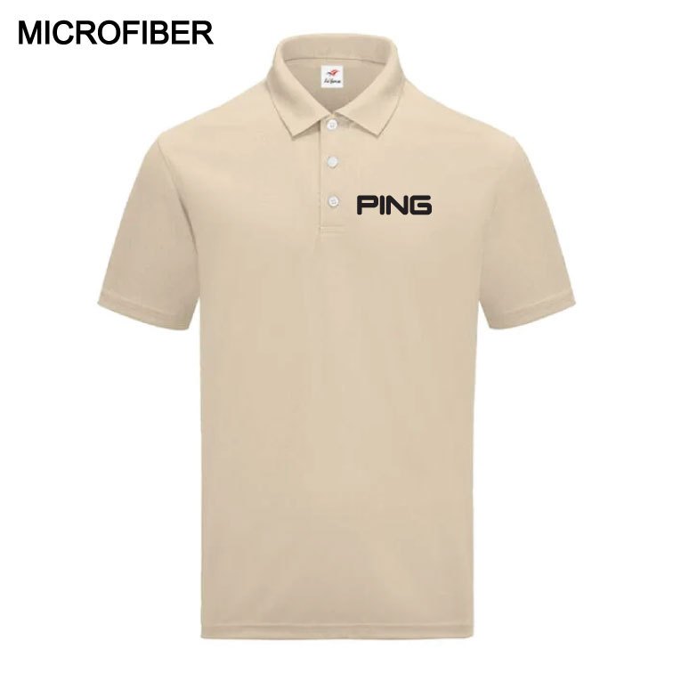 Ping Golf Sporting Microfiber Polo Tee T-Shirt EMBROIDERY Logo MEDR-080 ...
