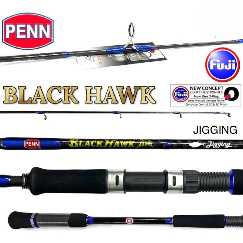 17"Penn Black Hawk Overhead Jigging Rod | Shopee Singapore