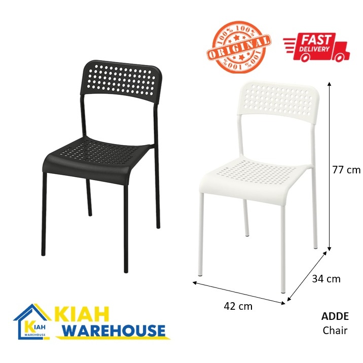 ADDE Chair, Dining Chair, Study Chair, Working Chair, Kerusi Makan ...