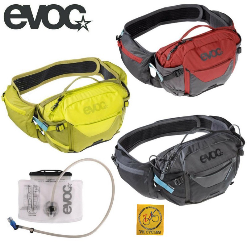 EVOC Hip Pack PRO 3L HIP PACK 3L + 1.5L BALDDER HYDRAPAK HYDRATION ...