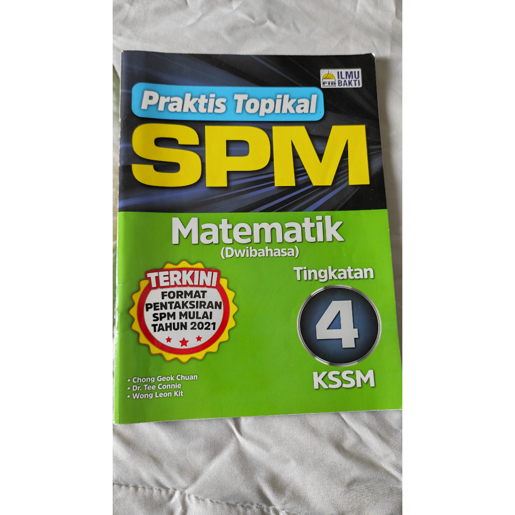 Ting 4 Form 4 SPM Practical Topic Mathematics DLP Bilingual (Minimum ...