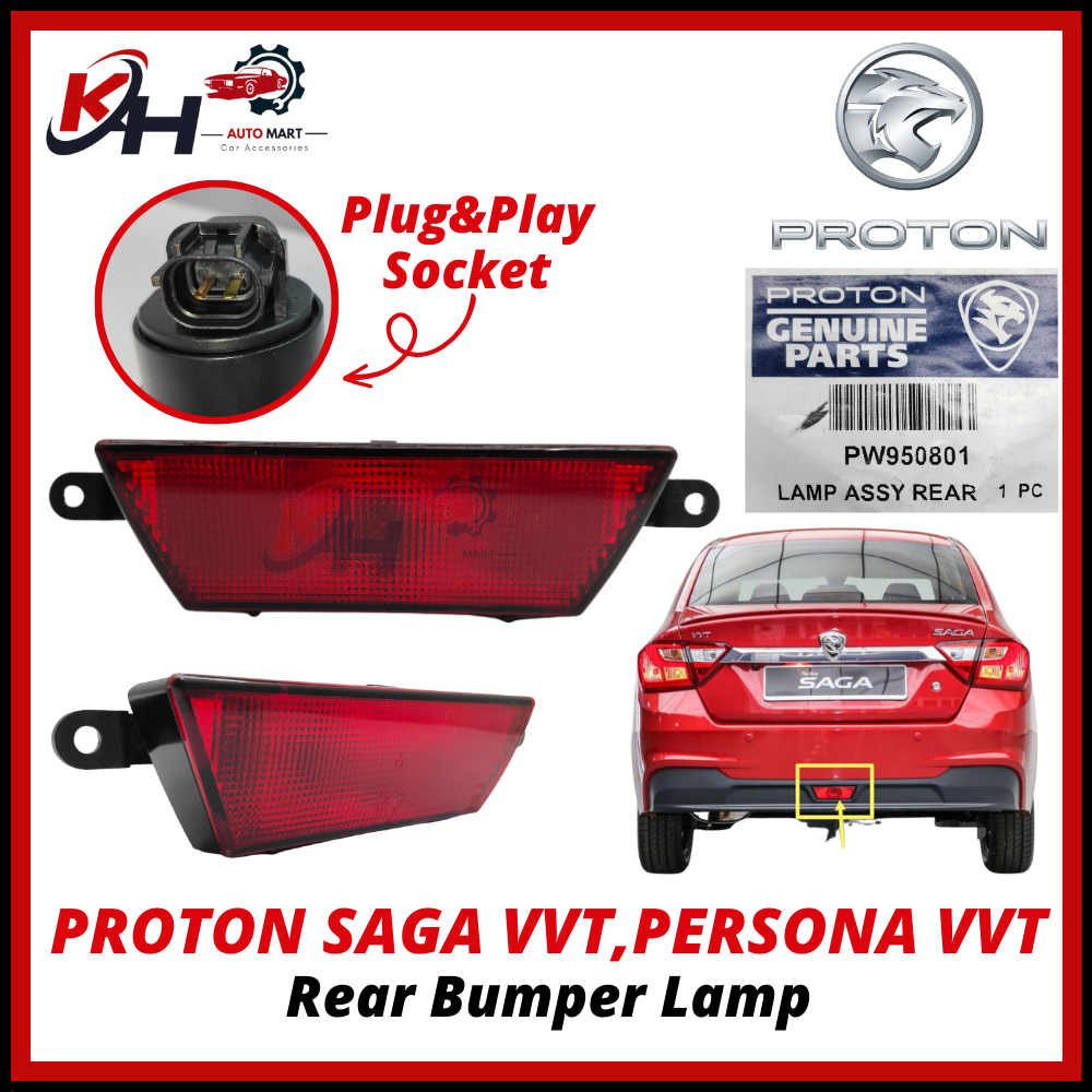 PROTON SAGA 16/ PERSONA NEW VVT REAR BUMPER LAMP REFLECTOR RAIN FOG ...