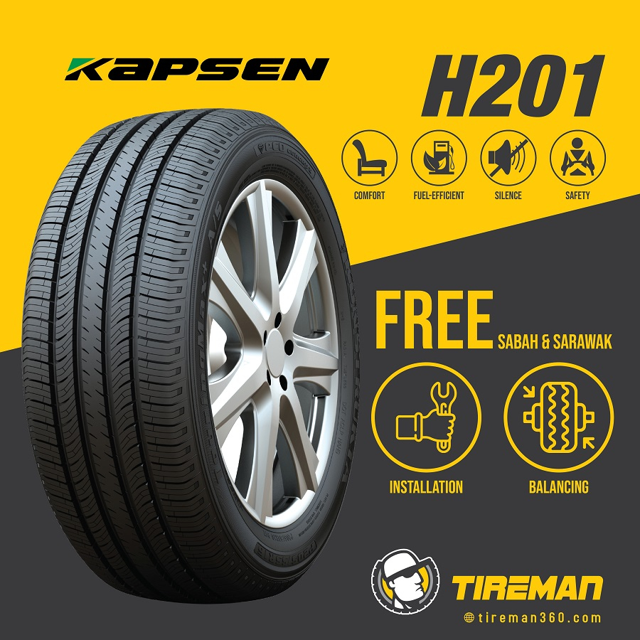 Kapsen H201 205/70R15 Inch Tayar Tire (FREE INSTALLATION/Delivery ...