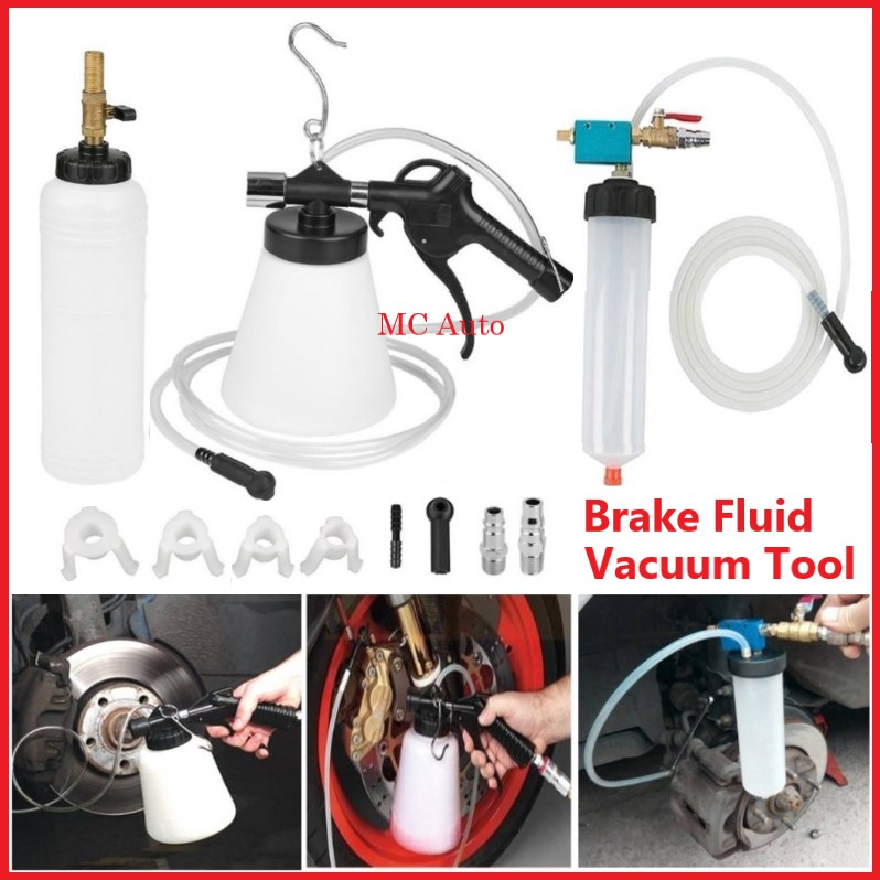 Brake Oil Vacuum Tool Brake Fluid Bleeder Bleeding Brake Kit Tool ...