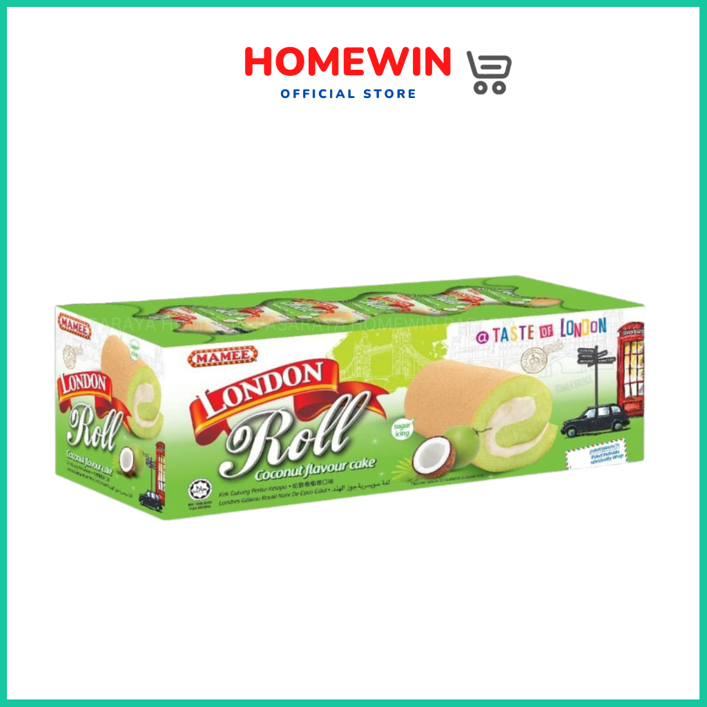 London Roll Coconut Pandan (16g x 20 Packs) | Shopee Singapore