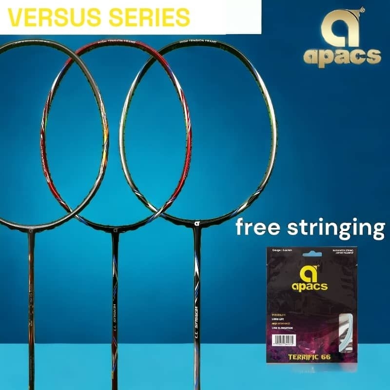 APACS VERSUS SERIES 70/77 INSTALL STRING BADMINTON RACKET(Free String ...