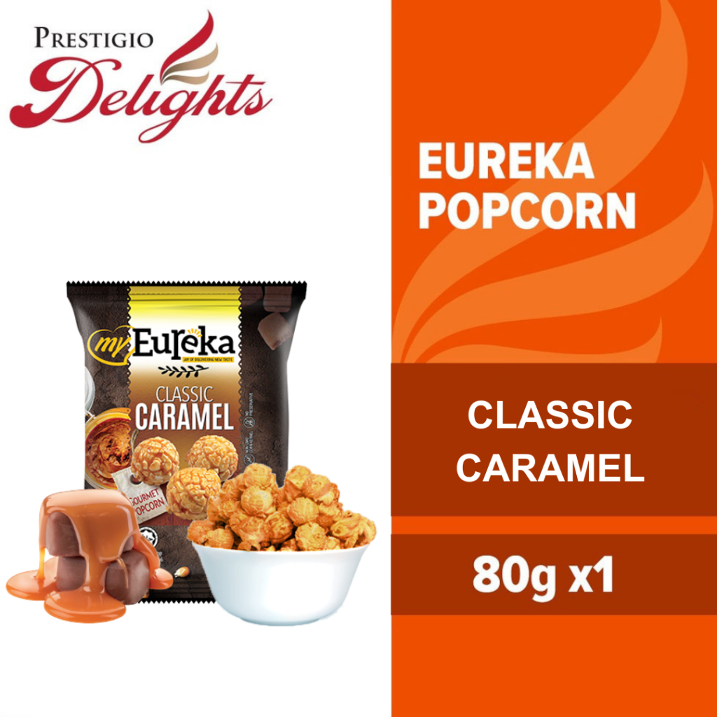 EUREKA POPCORN CLASSIC CARAMEL 80G | Shopee Singapore
