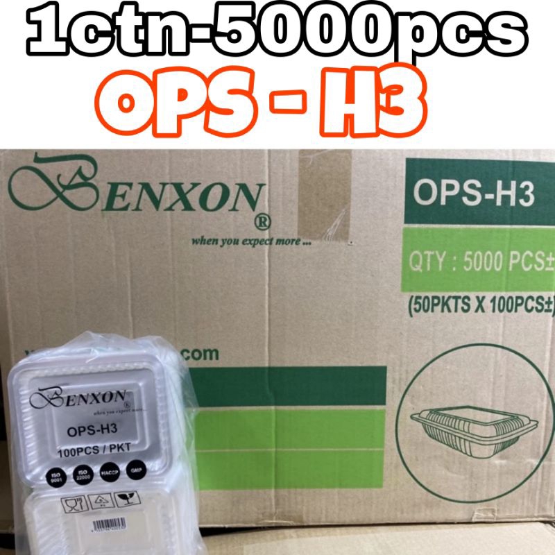 Ops-H3 5000pcs/Go-H3 5000pcs( brand Benxon or Brand Go) | Shopee Singapore