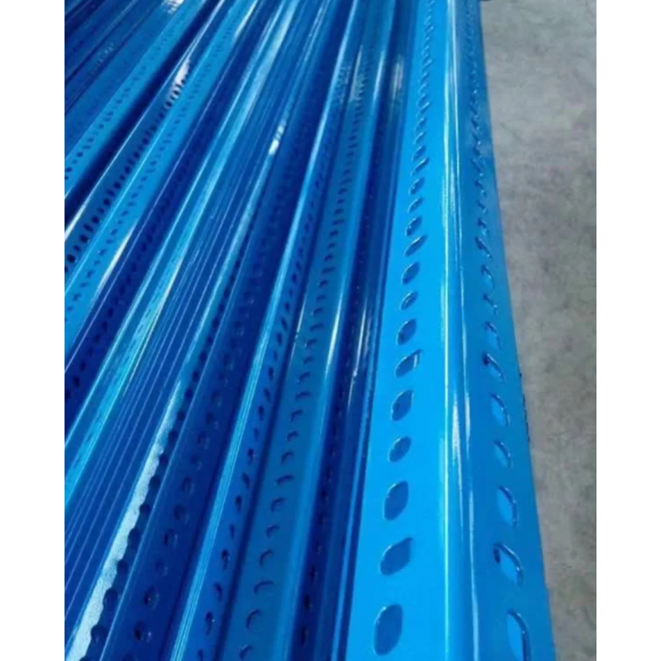 1 1/2" x 1 1/2" Slotted Angle Bar Besi Angle Rak Lubang Slotted Angle ...