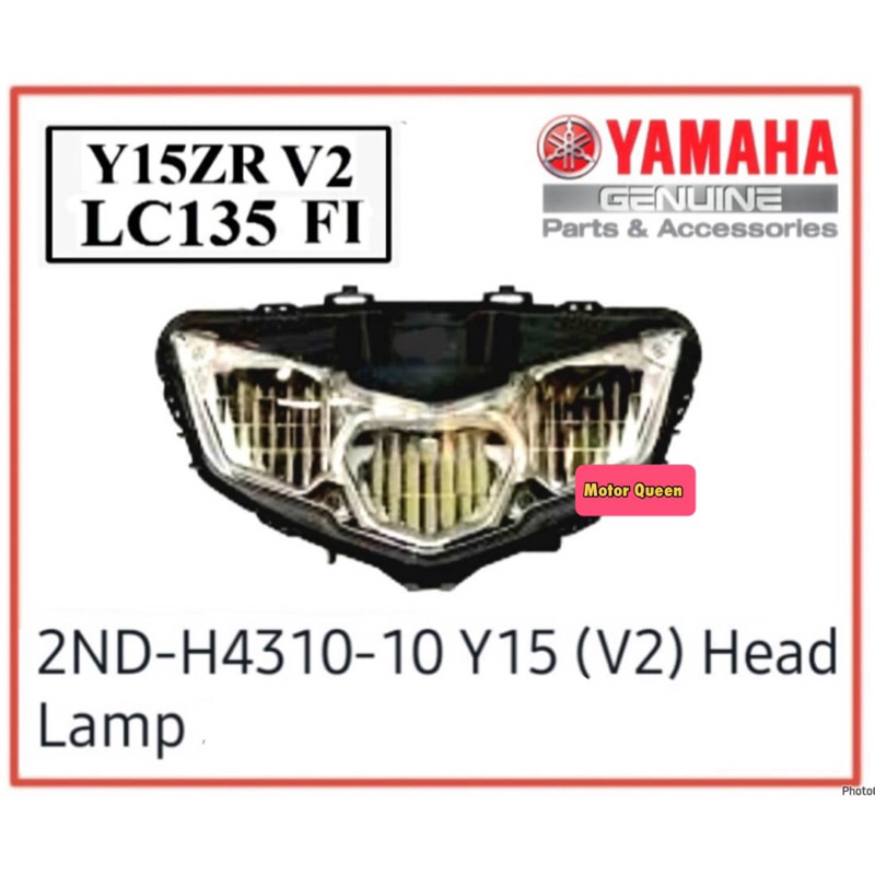 Head Lamp Yamaha Y15 Y15ZR V2 / LC135 Fi 100% HLY Yamaha Head Light Front Headlight Y SUKU YSUKU ...