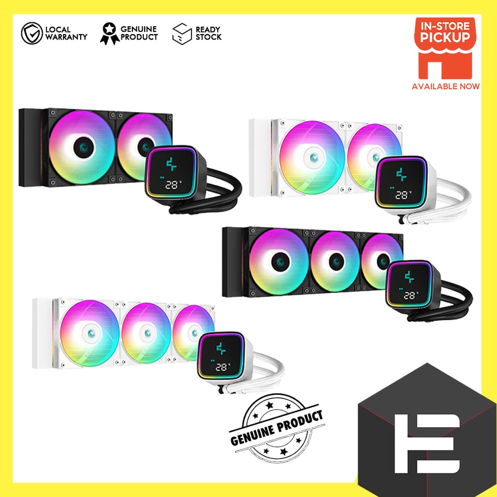 Deepcool Ls520 / Ls720 Se Digital ARGB AIO Liquid CPU Cooler - Black ...