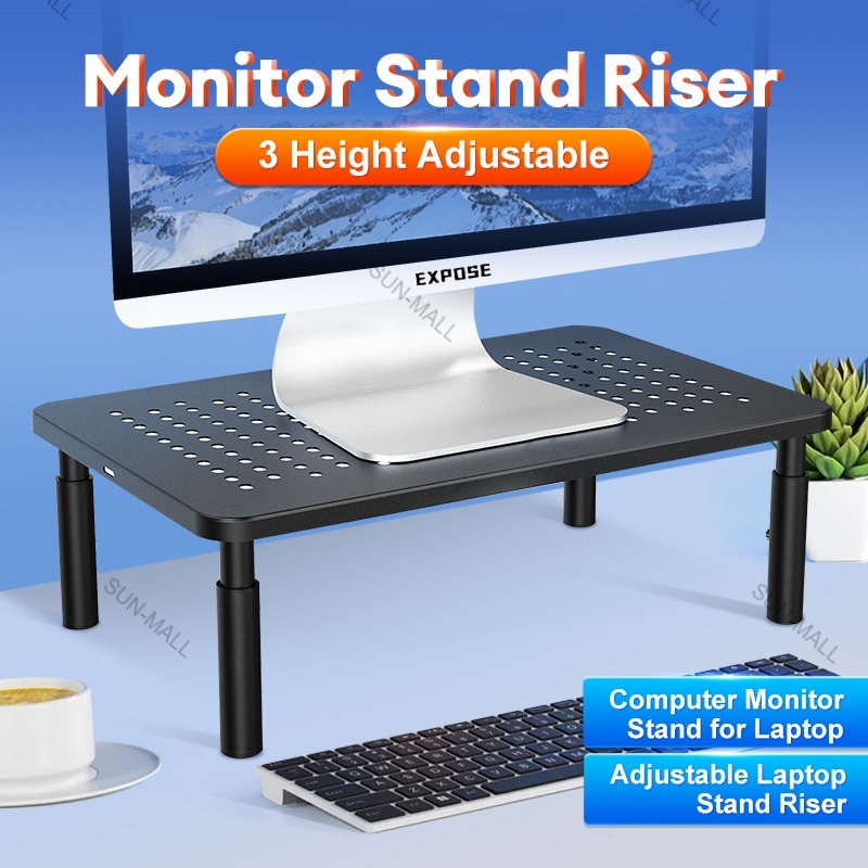 Monitor Stand PC Desktop Computer Monitor Screen Increased Shelf Base ...