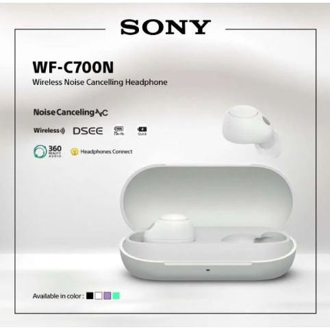 Sony WF-C700N Wireless Noise Cancelling Headphones | C700N | C700 (Saga ...