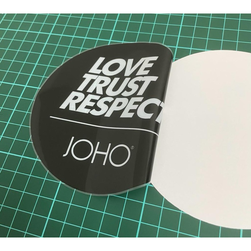 Joho Love Trust Car Sticker Tampal In The Mirror Of The Train | Shopee ...
