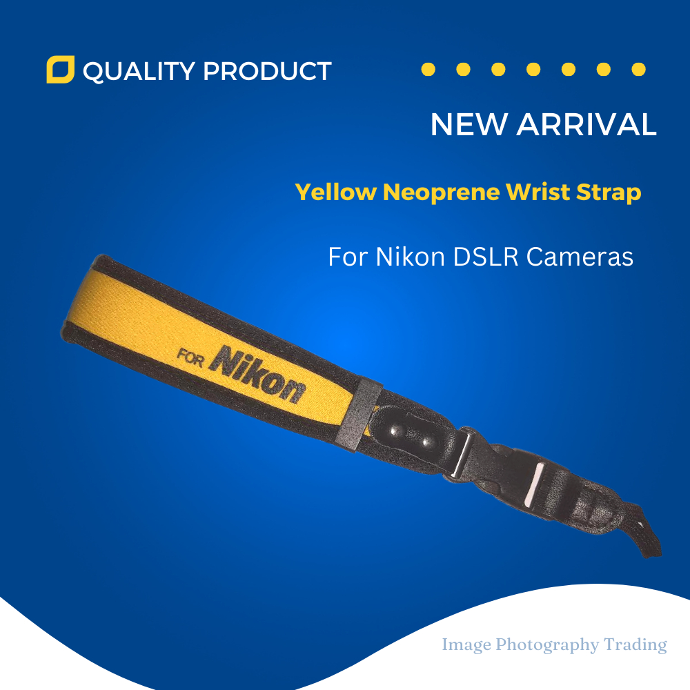 Neoprene Wrist Strap for Nikon DSLR Cameras Yellow | Shopee Singapore