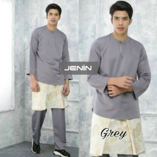 Baju Melayu Plus size Men's Exclusive Cotton Teluk Belanga Plus size ...