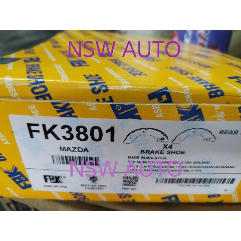 Ford Transit rear brake shoe FBK | Shopee Singapore