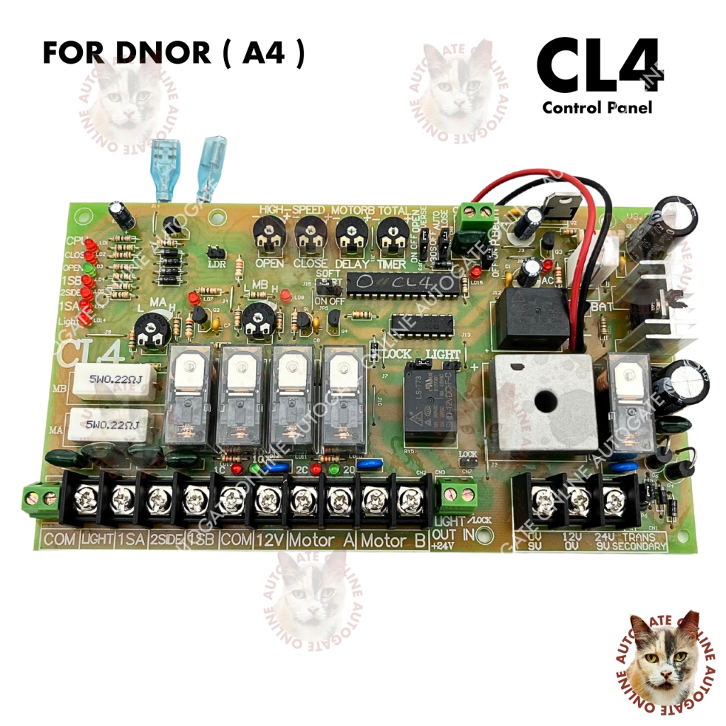 CL4 SWING PANEL (4CH CONTROL PANEL ) For Swing motor / AUTOGATE SYSTEM ...