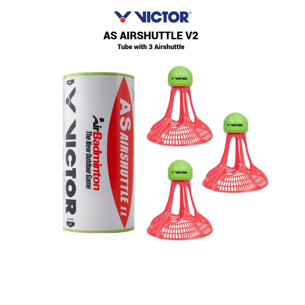 Victor AS Airshuttle version 2 (Outdoor shuttle, 3pcs/tube) | Shopee ...