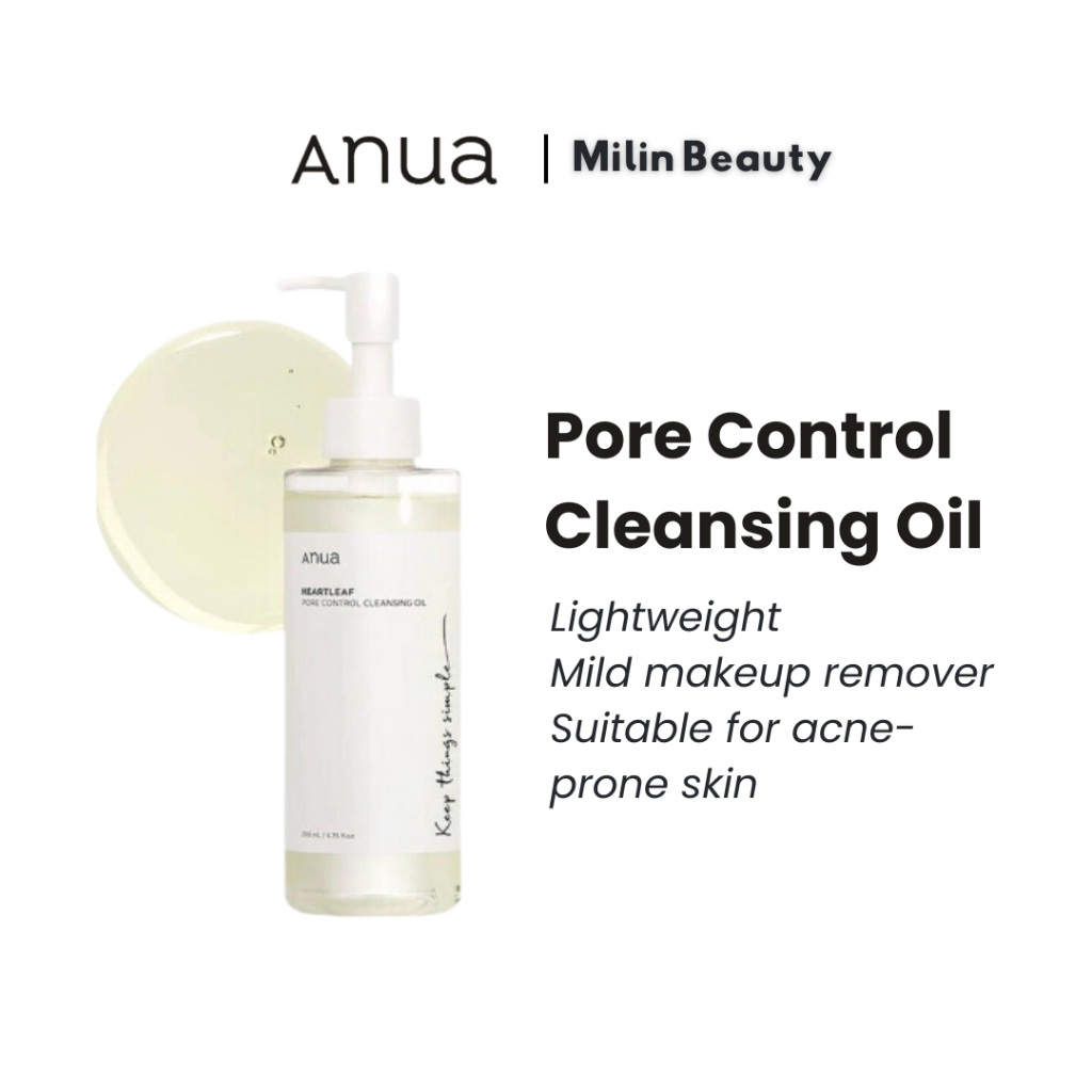 Anua Heartleaf Pore Control Cleansing Oil 20ml / 200ml | Shopee Singapore