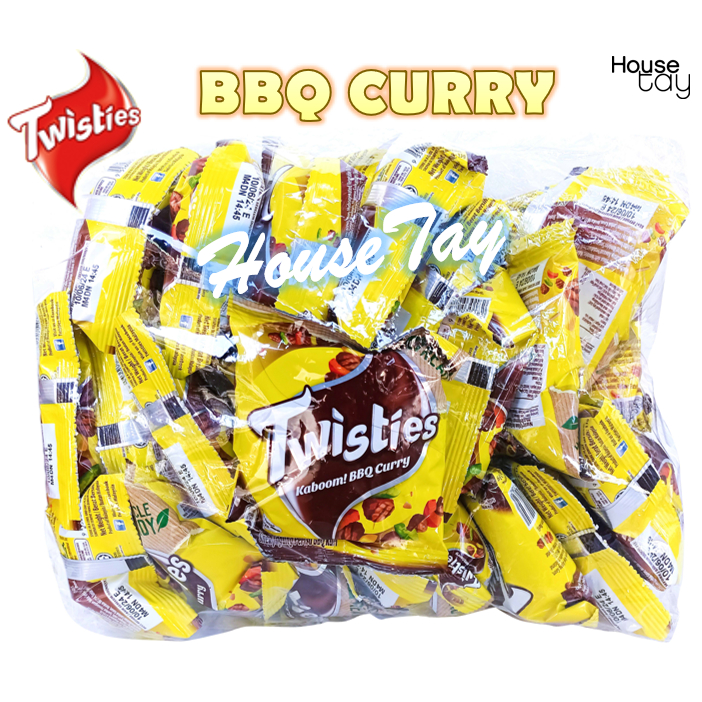 Twisties Corn Snacks (13gx24packs) BBQ Curry / Cheddar Cheese / Cherry ...