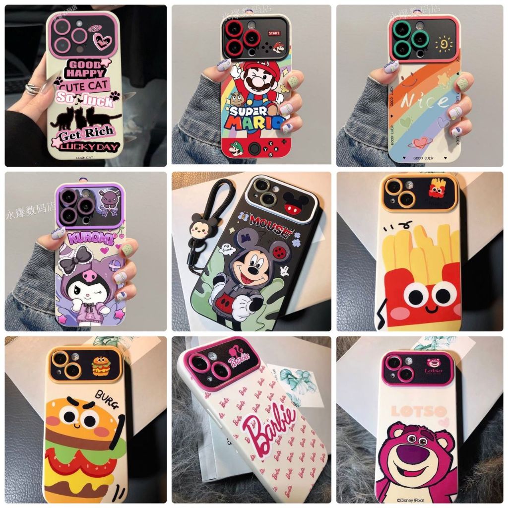 Casing Redmi A2 Plus A2+ Redmi 12 Redmi 12C Big Window Cute Cartoon ...