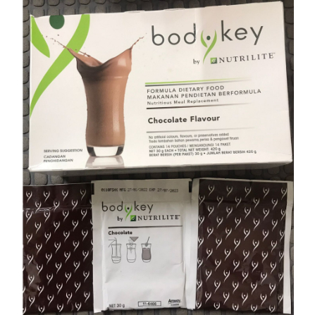 AMWAY BodyKey by NUTRILITE Meal Replacement Shake Chocolate clearance ...