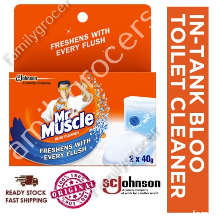 Mr Muscle In-Tank Bloo Cleaner 2x40g | Shopee Singapore